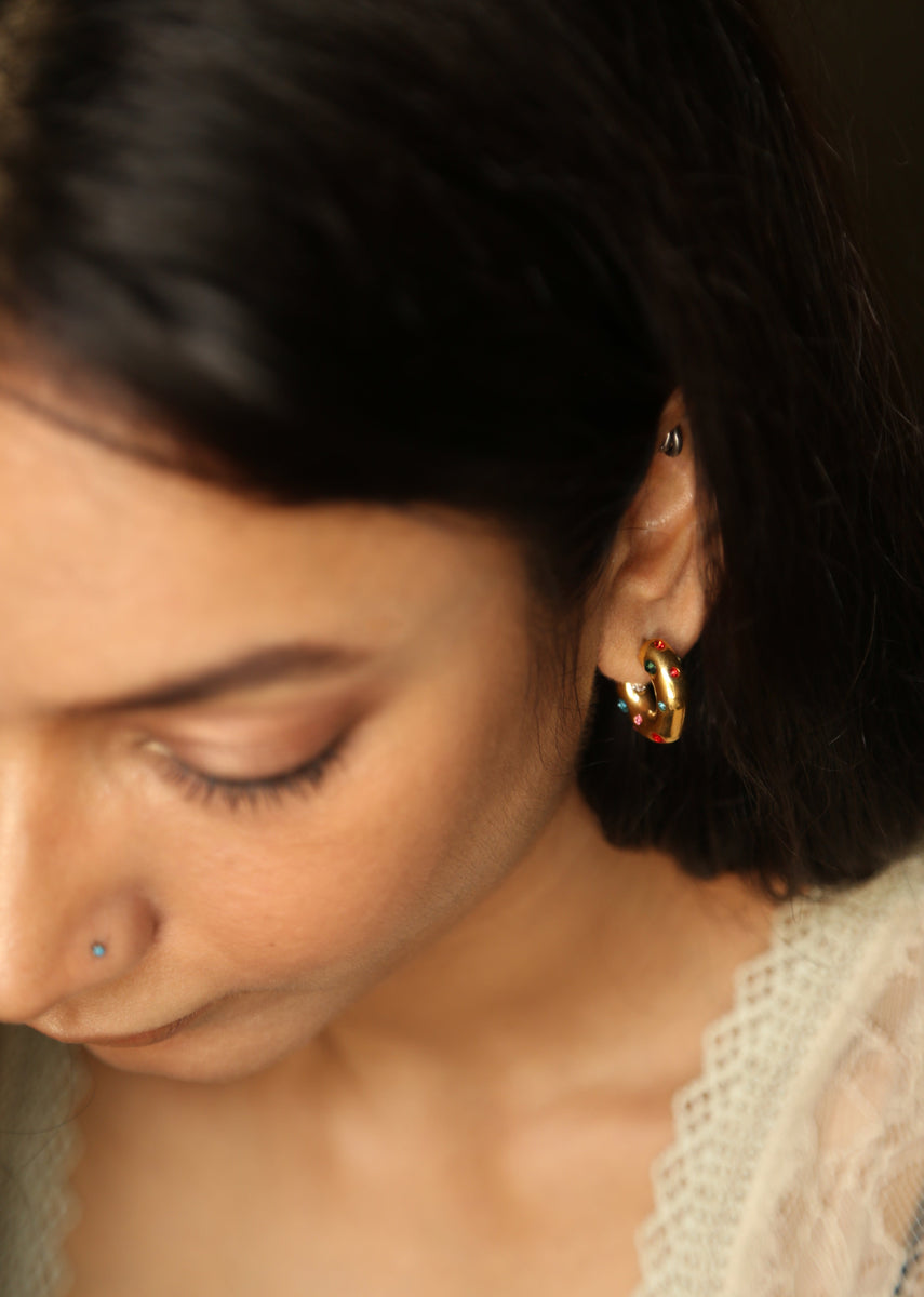 J'adore Earrings (Multi-Colored Stones) – RUMICHI